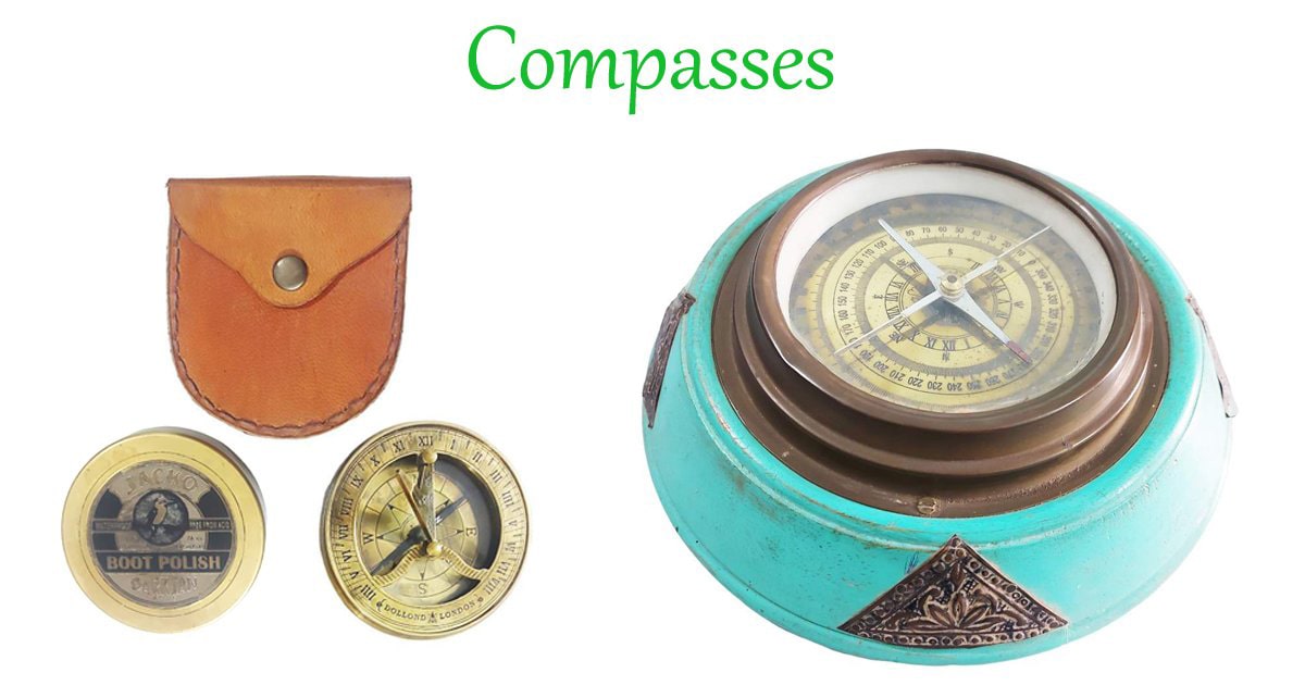 compass, clock, telescope, hourglass, sandtimer, Compasses